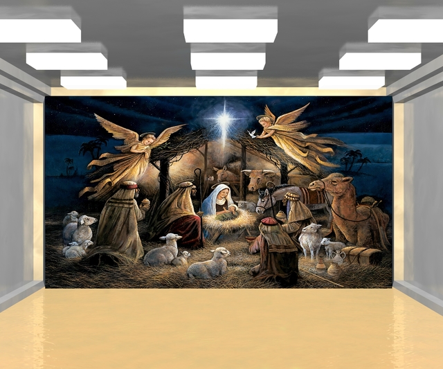 Painel Sublimado 3D Retangular Natal PN084