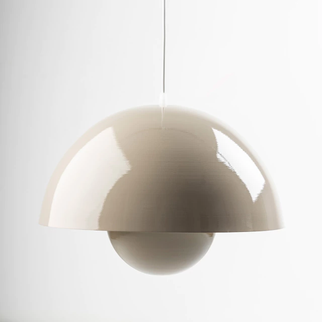 Lampara Colgante Flowerpot Greige - altorancho.