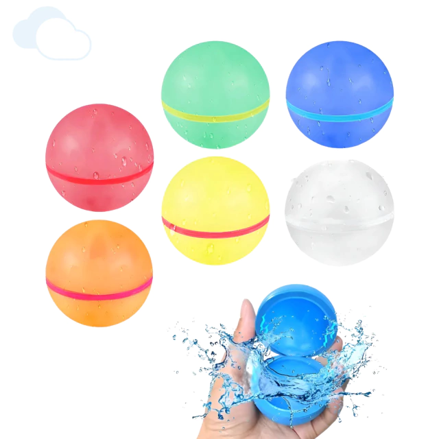 Globos De Agua Bombuchas Reutilizables Magnéticas Pack X6
