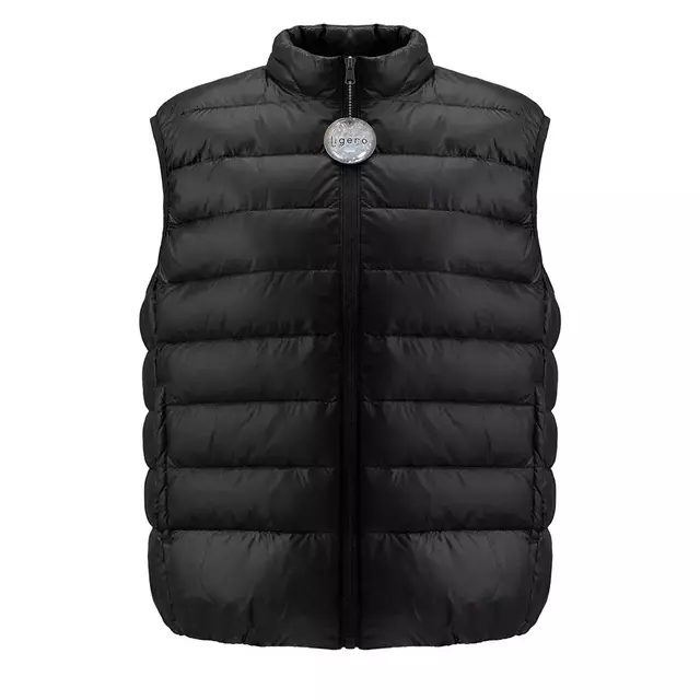 Chaleco de Pluma Hombre Negro - Comprar en Ligero