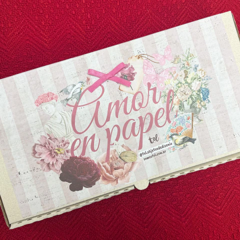 Caja Scrapbook Amor en Papel