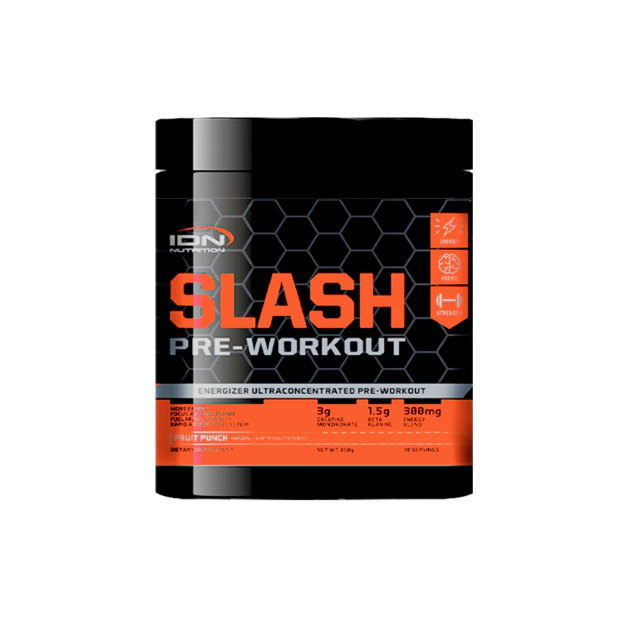 Pre Workout Slash 30 Serv de IDN Nutrition Energía Alta